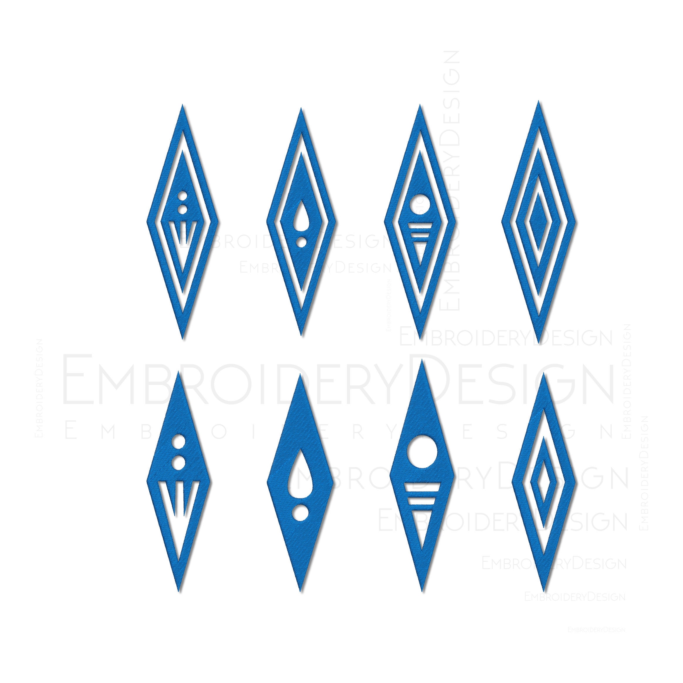 Wind Water Earth Fire Symbol Frozen Embroidery Machine Design - Etsy