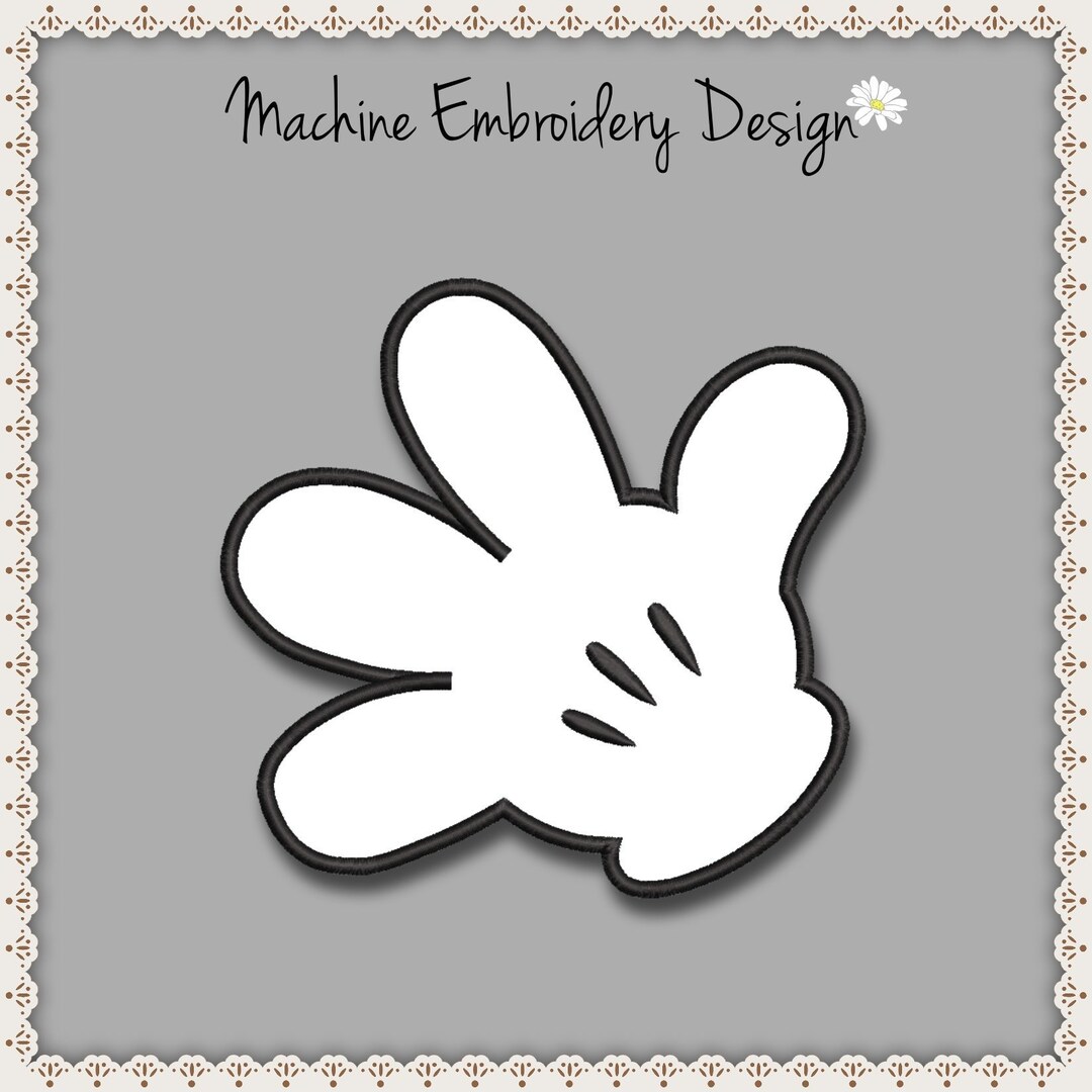 Embroidery Machine Designs Minnie Mouse Pes Applique - Etsy