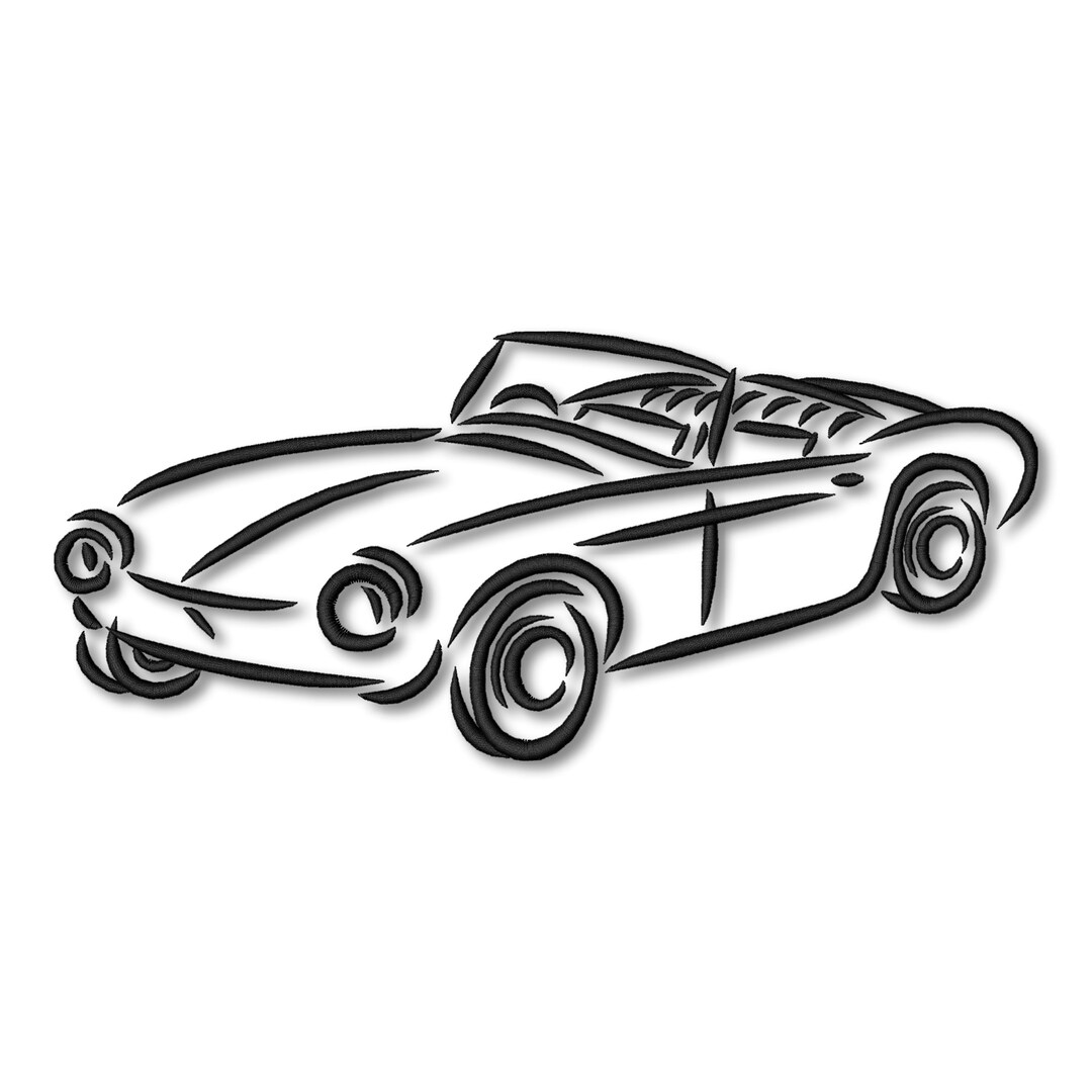 Old Car Embroidery Machine Designs Instant Digital Download Pes File V2 ...