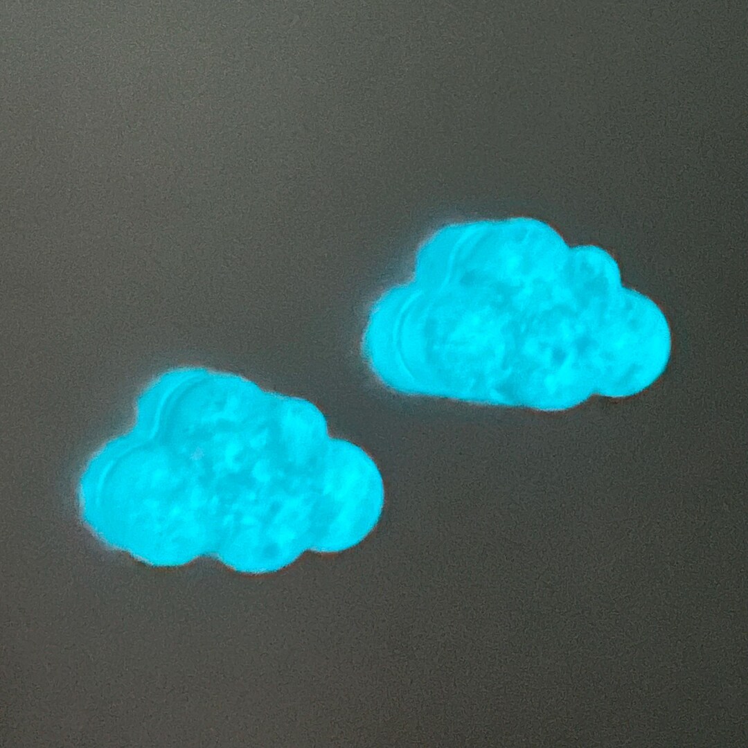 Clear Glow Cloud Magnets Set of 2 Jumping Spider Enclosure Magnets ...