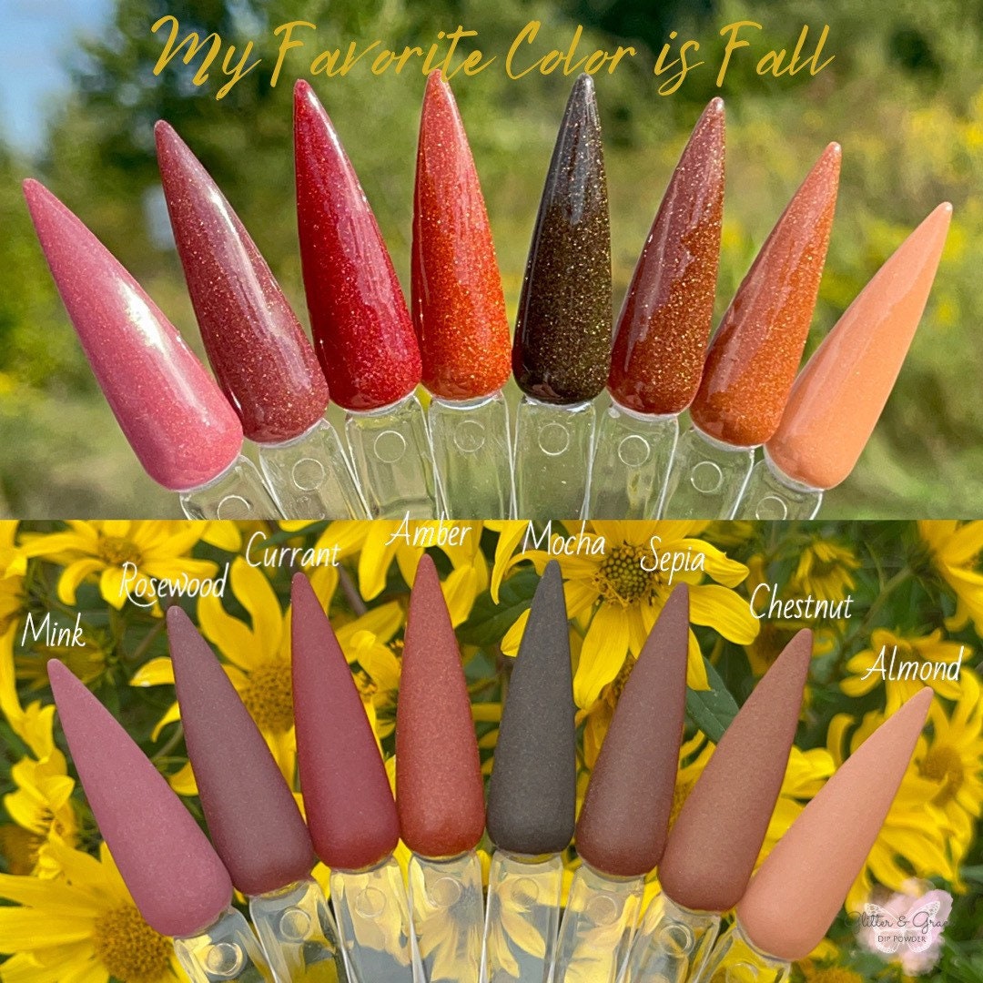 Amber Copper Dip Powder Dip Powder Dip Powder for Nails - Etsy