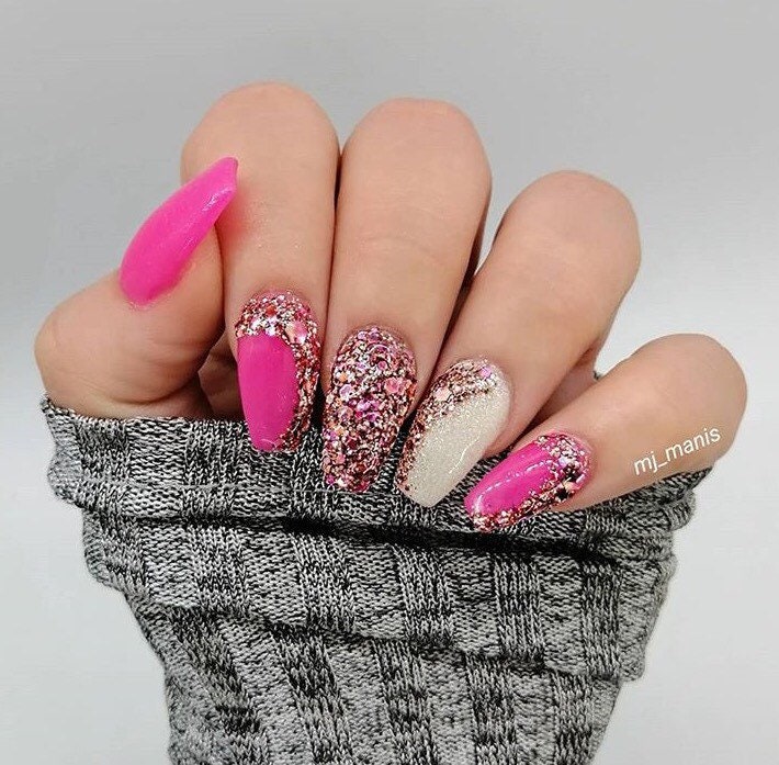 Snow Pearl Shimmer Dip Powder Iced Pearl Collection - Etsy