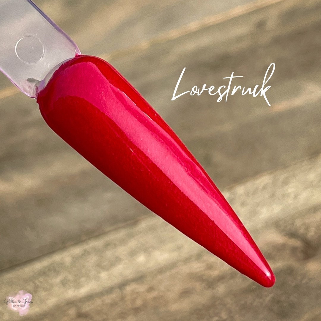 Lovestruck Red Dip Powder - Red Dip Powder for Nails, Red Acrylic, True ...
