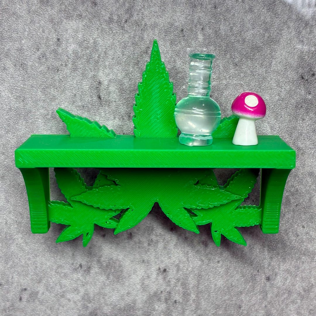 Cannabis Spider Shelf for Jumping Spider Enclosure - Magnetic Web Decor ...