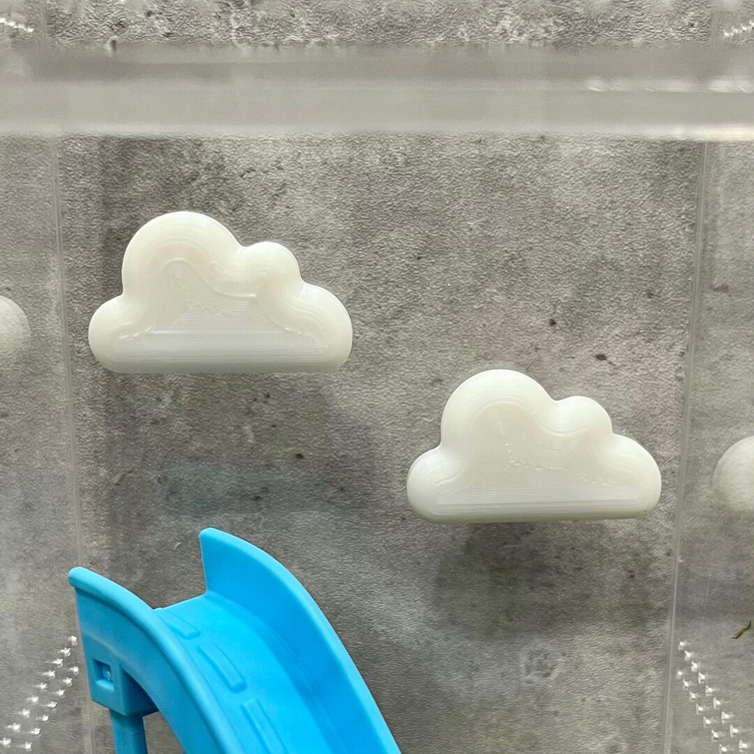Magnetic Cloud Ledge 3D Printed for Jumping Spider Enclosure - Magnetic ...