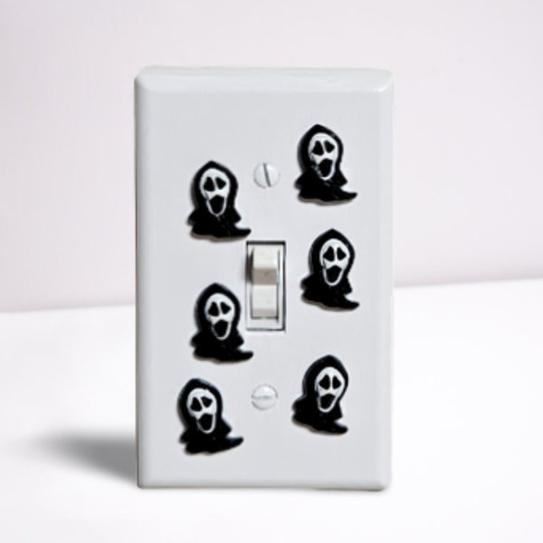 Scream Light Switch Cover Halloween Light Switch Cover - Etsy