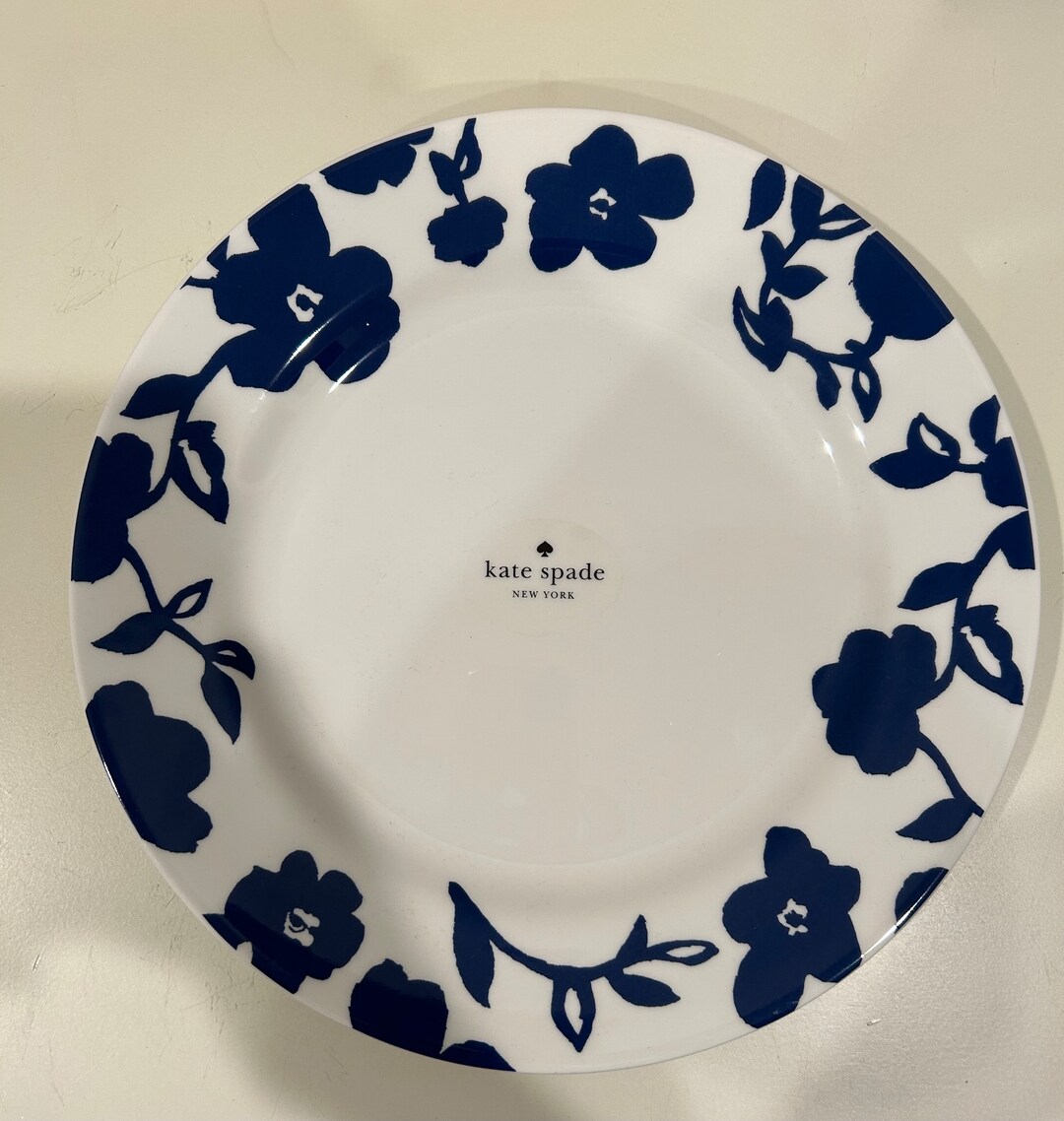 1 New Kate Spade New Primrose Dr Cobalt Dinner Plate by Lenox - Etsy