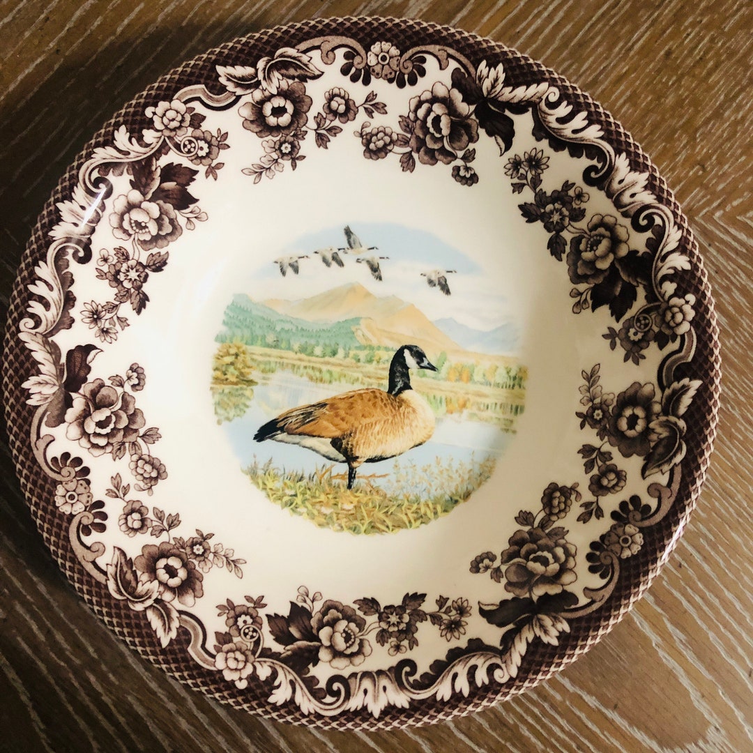 Spode Woodland Canada Goose Cereal Bowl. New With Tag. Made in England ...