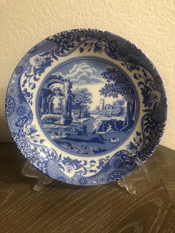 Spode Blue Italian Pasta Bowl. New. Vintage Style. Made in | Etsy