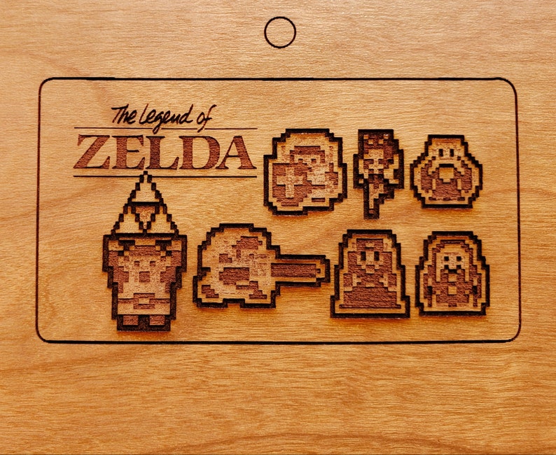 The Legend of Zelda Nintendo Wooden Wood Nintendo / NES - Etsy