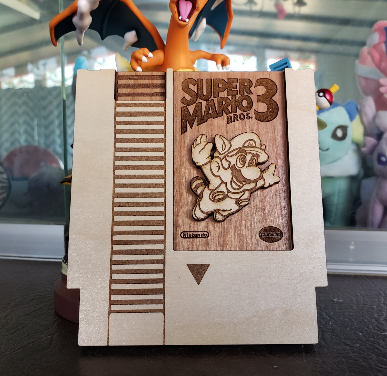 Super Mario Bros 3 Wooden Wood Nintendo / NES Cartridge - Etsy