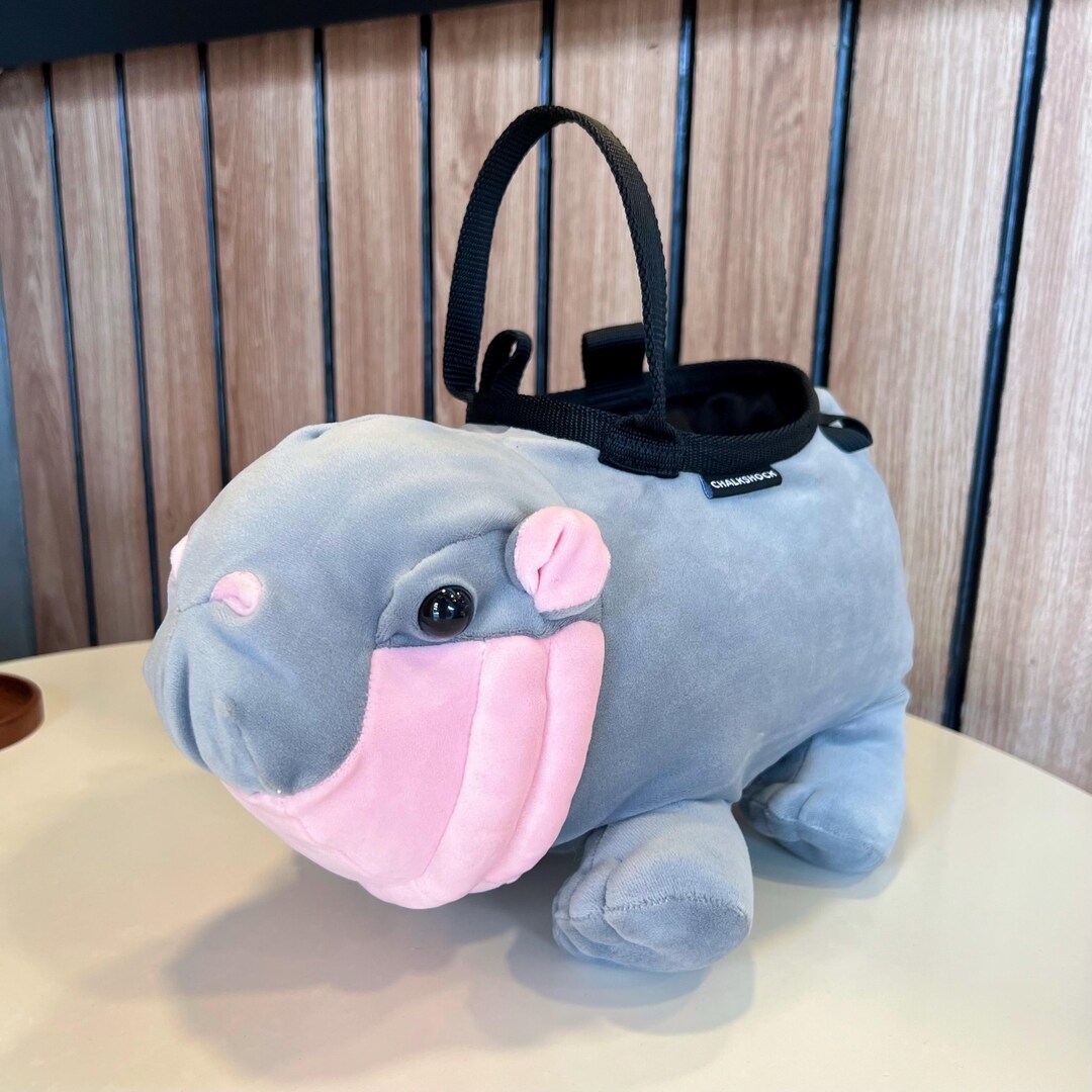 Moodeng Baby Hippo Bouldering Bag / Chalk Bag - Etsy