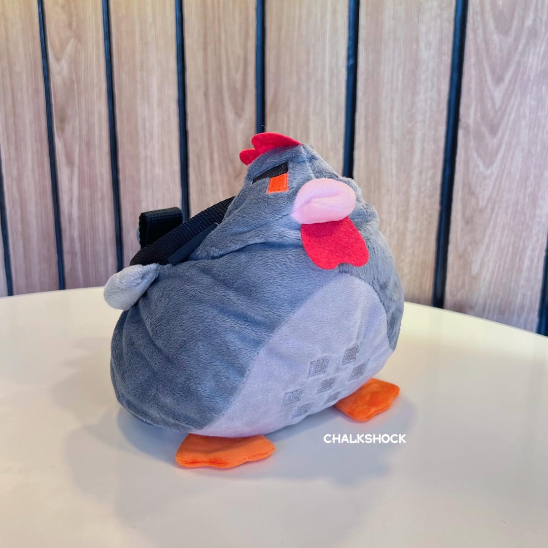 Stardew Valley Chicken Chalk Bag (grey) - Etsy