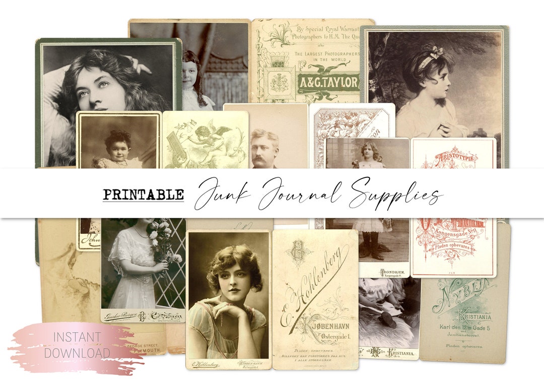 Printable Old Cabinet Cards, Vintage Photos, Digital Cabinet Card ...