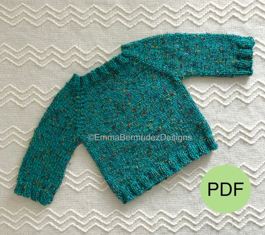 PDF | Knitting Pattern | Bulky Toddler Sweater | 1-2 Years, 2-4 Years ...