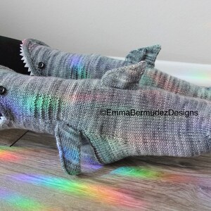 PDF | KNITTING PATTERN | Shark Bait | Shark Socks Funky Knitting ...