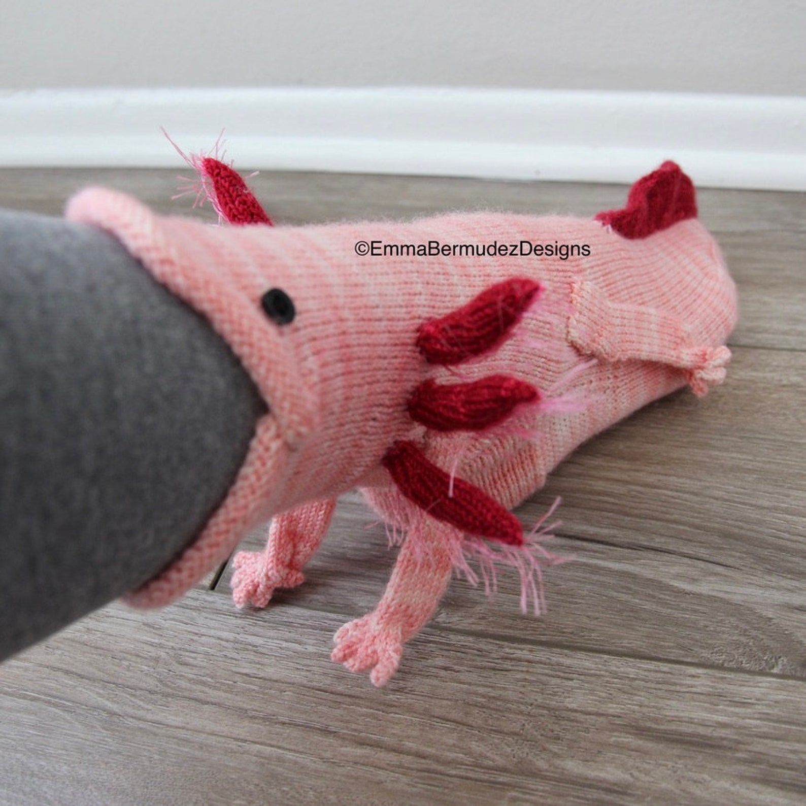 PDF KNITTING PATTERN Soxolotl Axolotl Socks Funky - Etsy
