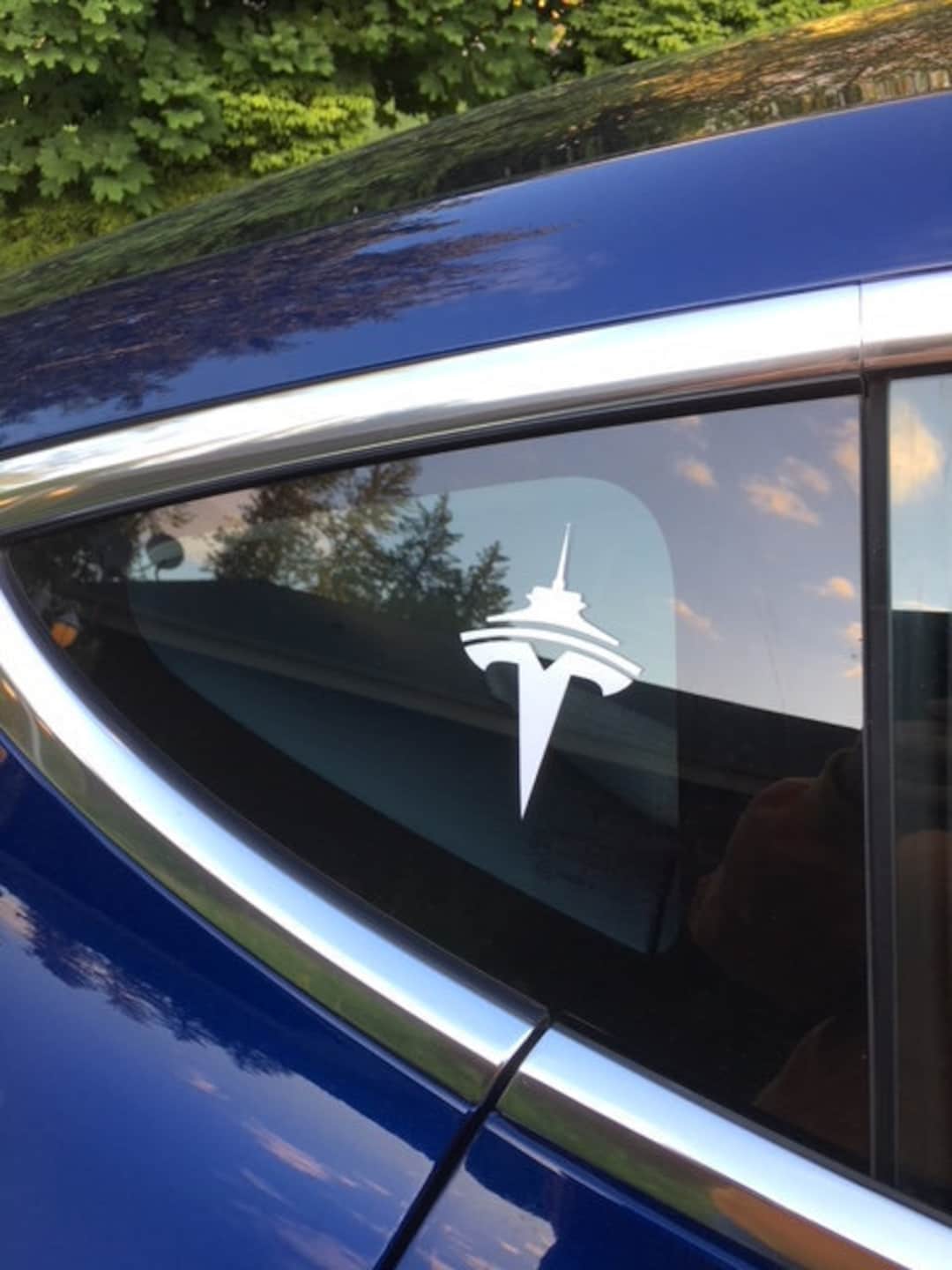 The Original Seattle Tesla Decal - Etsy