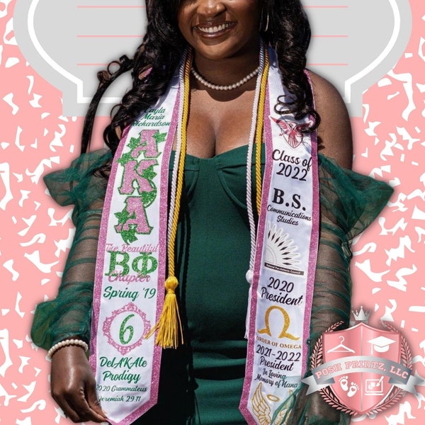 Custom Graduation Stole - Etsy