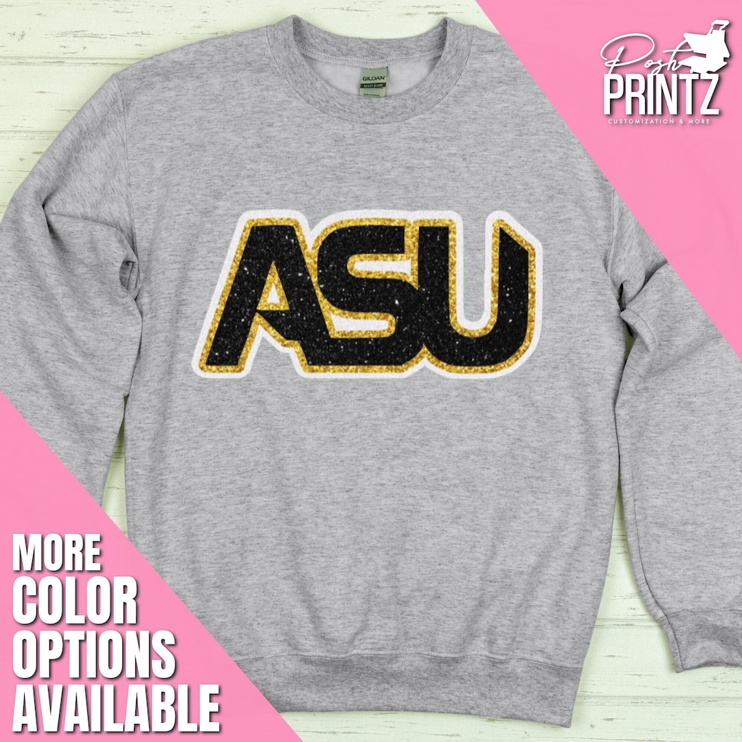 ASU Collegiate Sweatshirt ASU Sweatshirt Collegiate - Etsy