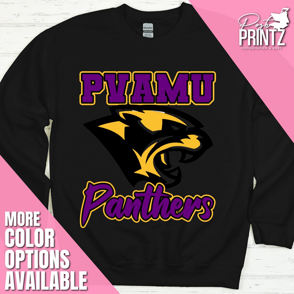 PVAMU Collegiate Sweatshirt Pvamu Sweatshirt Collegiate - Etsy