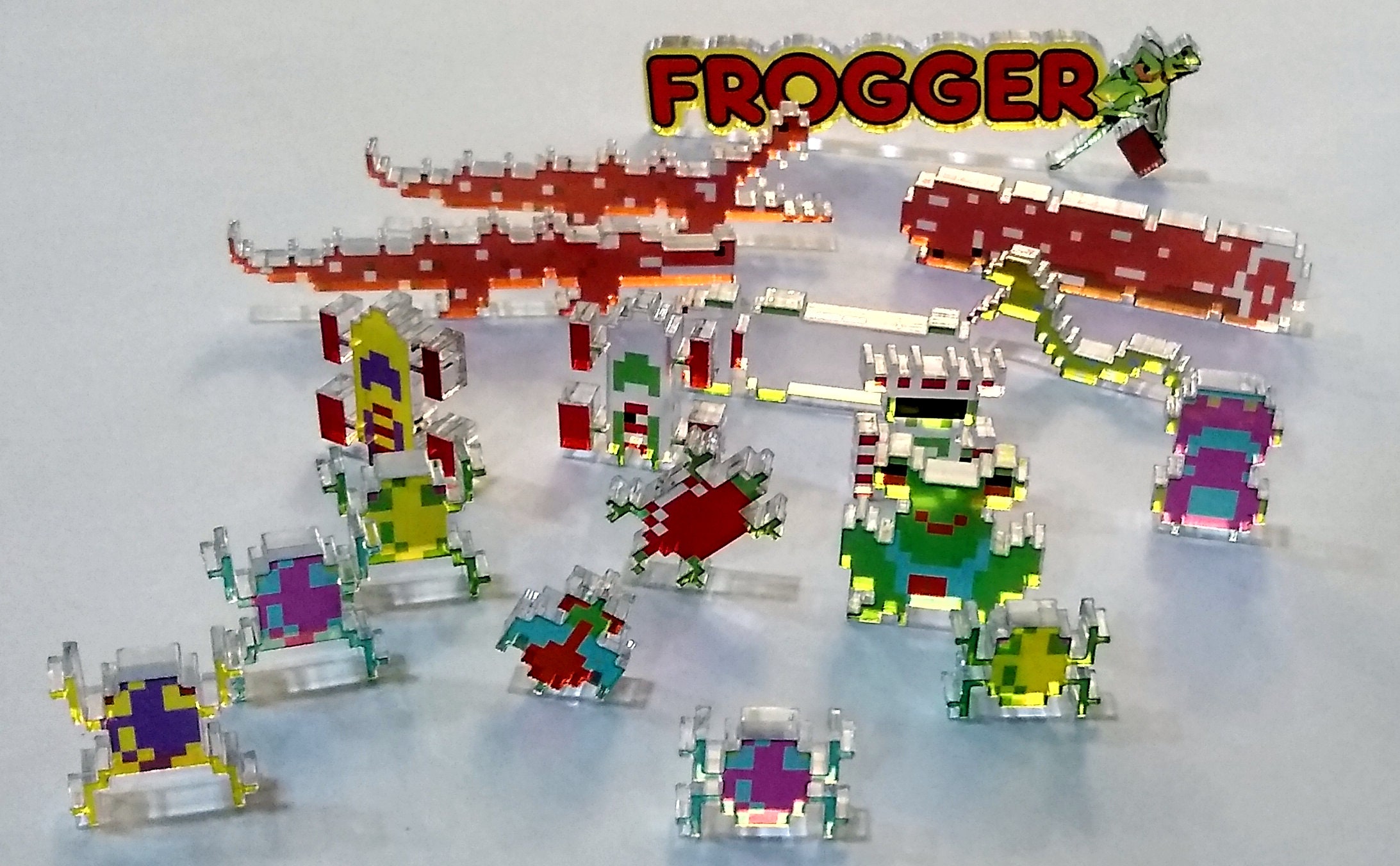 Frogger Arcade Sprite Set | Etsy