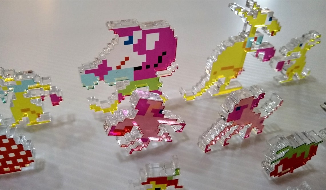 Atari Kangaroo plexiglass Sprite Set | Etsy