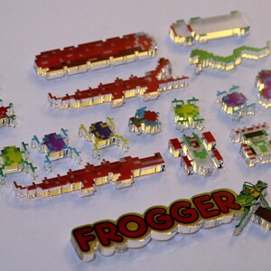 Frogger Arcade Sprite Set | Etsy