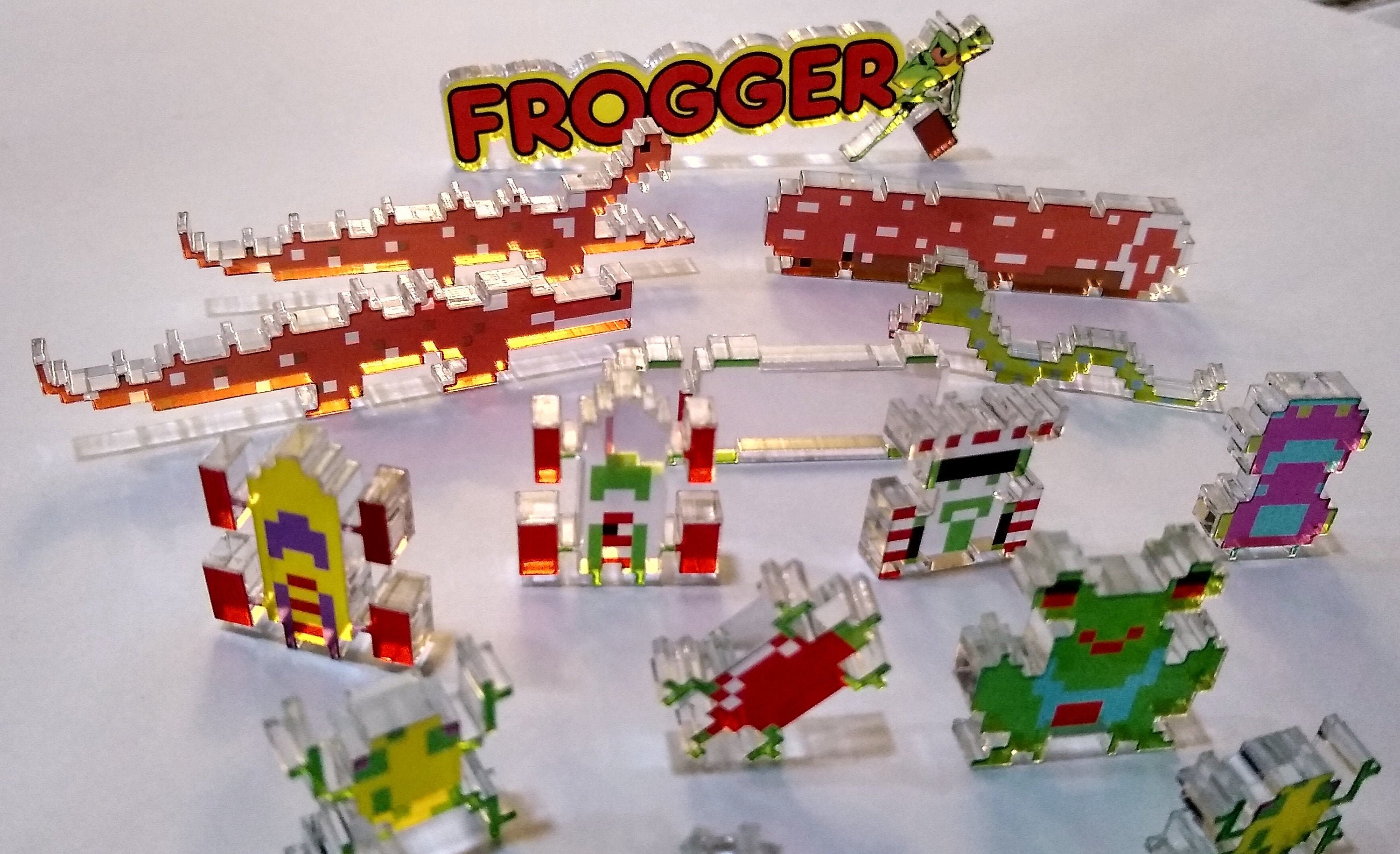 Frogger Arcade Sprite Set | Etsy