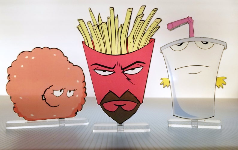 ATHF Aqua Teen Frylock Meatwad y Master Shake | Etsy