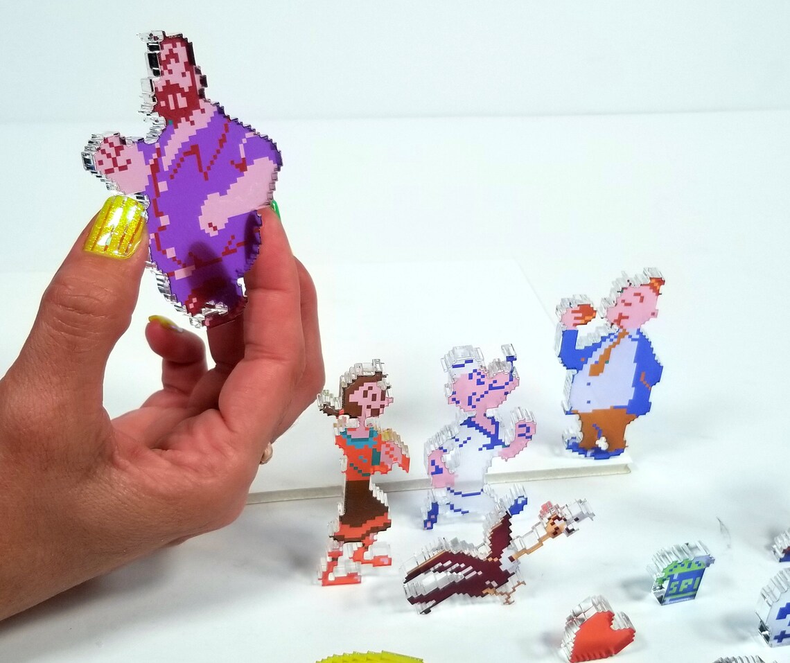 Popeye Arcade Plexiglass sprite set | Etsy