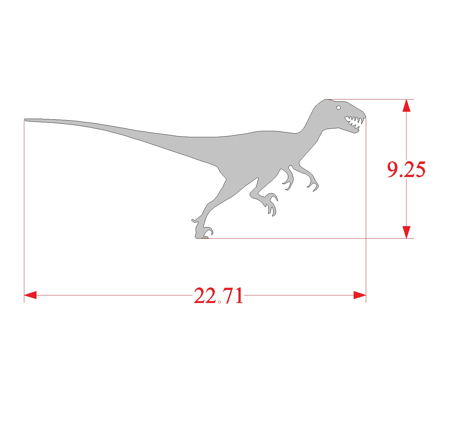 Velociraptor Decorative Mirror Dinosaur Mirror Custom - Etsy