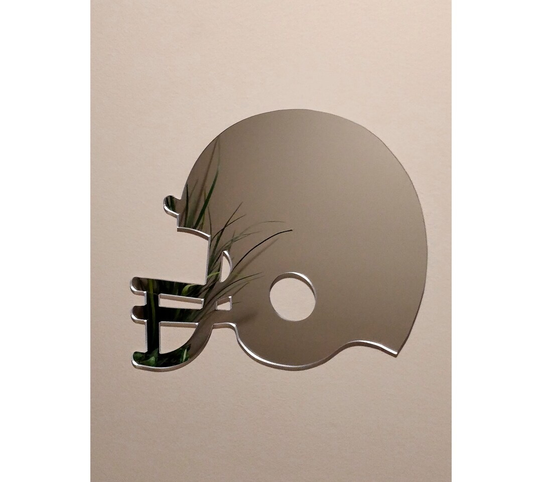 Football Helmet Mirror | Sports Wall Decor | Custom Mirror | Shaped ...