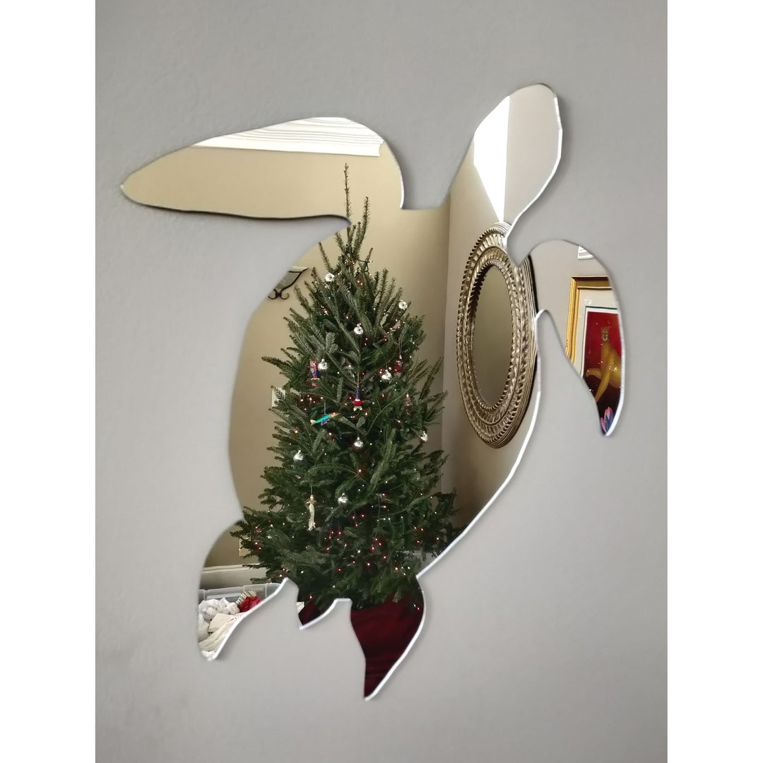 Sea Turtle Acrylic Mirror: Animal Wall Decor, Made in USA - Etsy