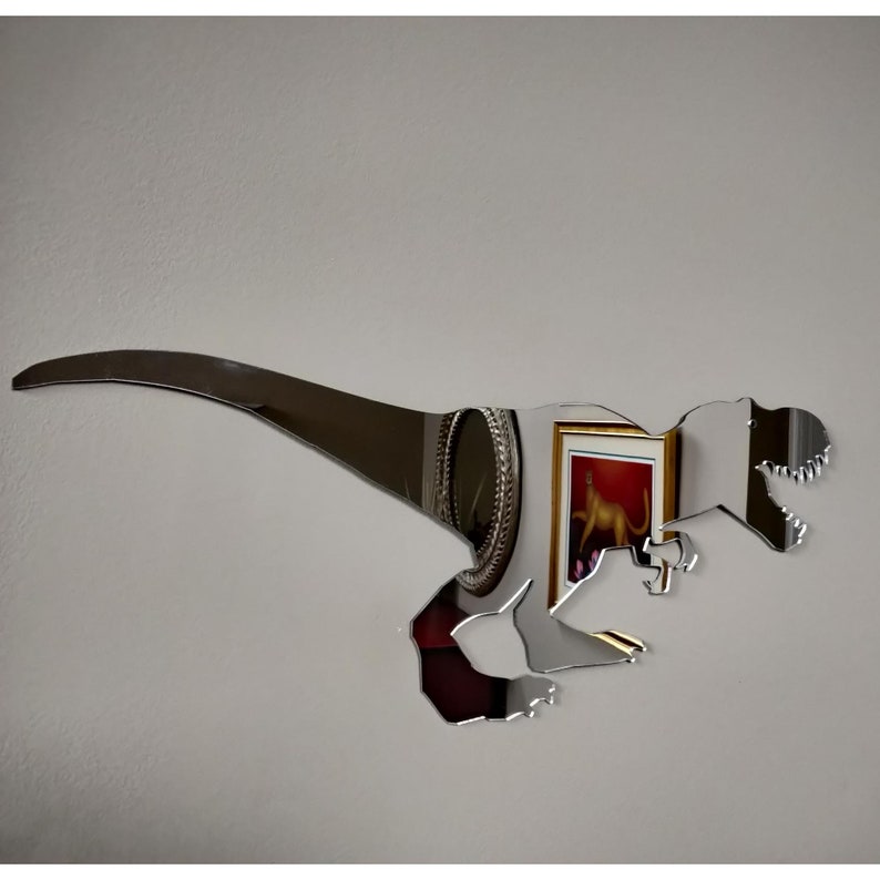 T-rex Decorative Mirror Dinosaur Mirror Custom Mirror - Etsy