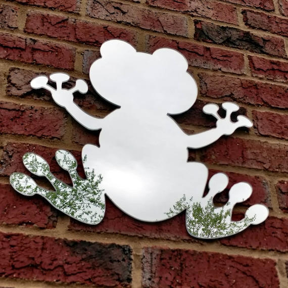 Tree Frog Acrylic Mirror Animal Wall Decor Custom Mirror Shaped Mirror Animal Accessories Made in the USA Etsy