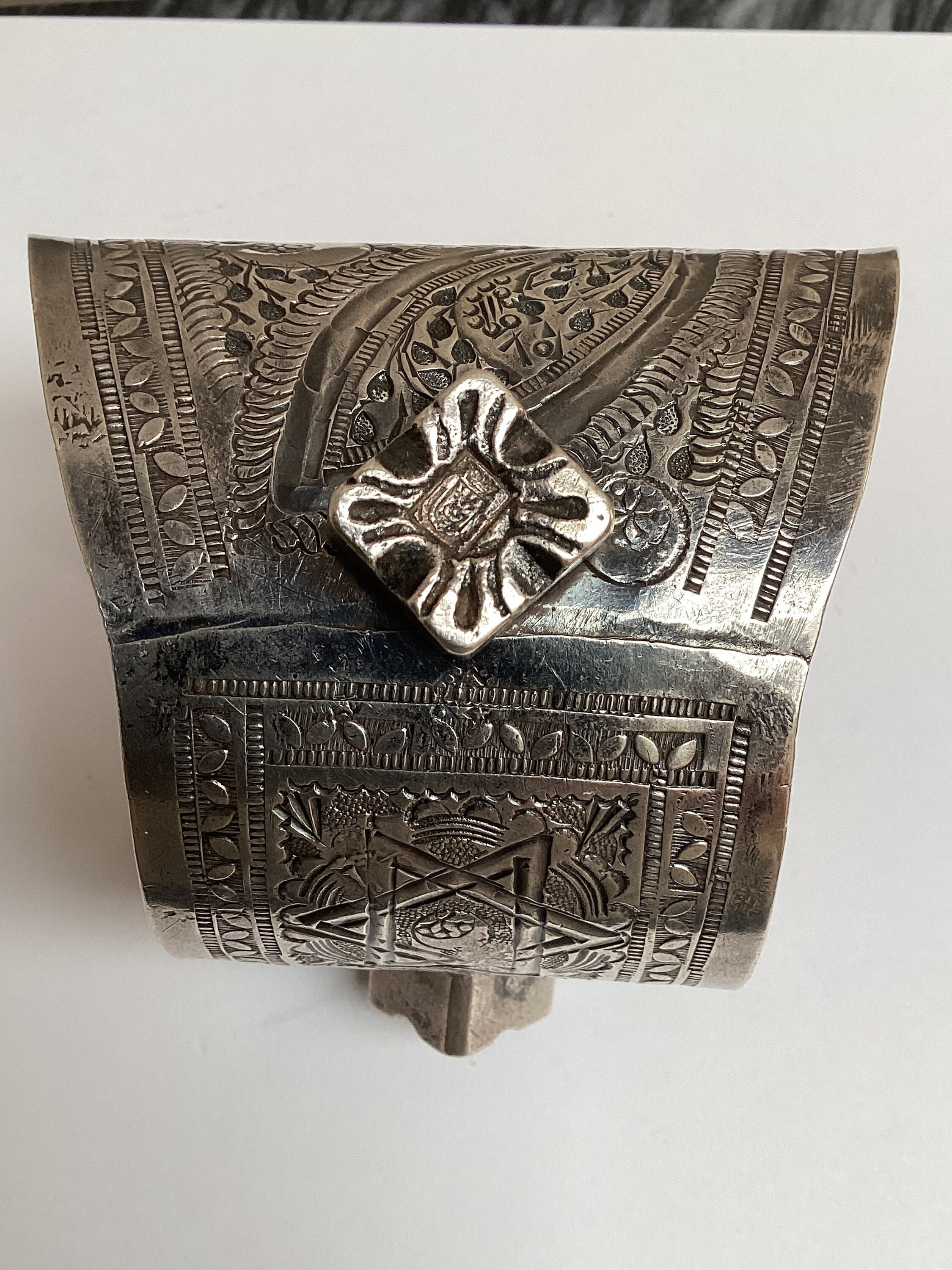 Tunisian Jewish Silver Bracelet - Etsy