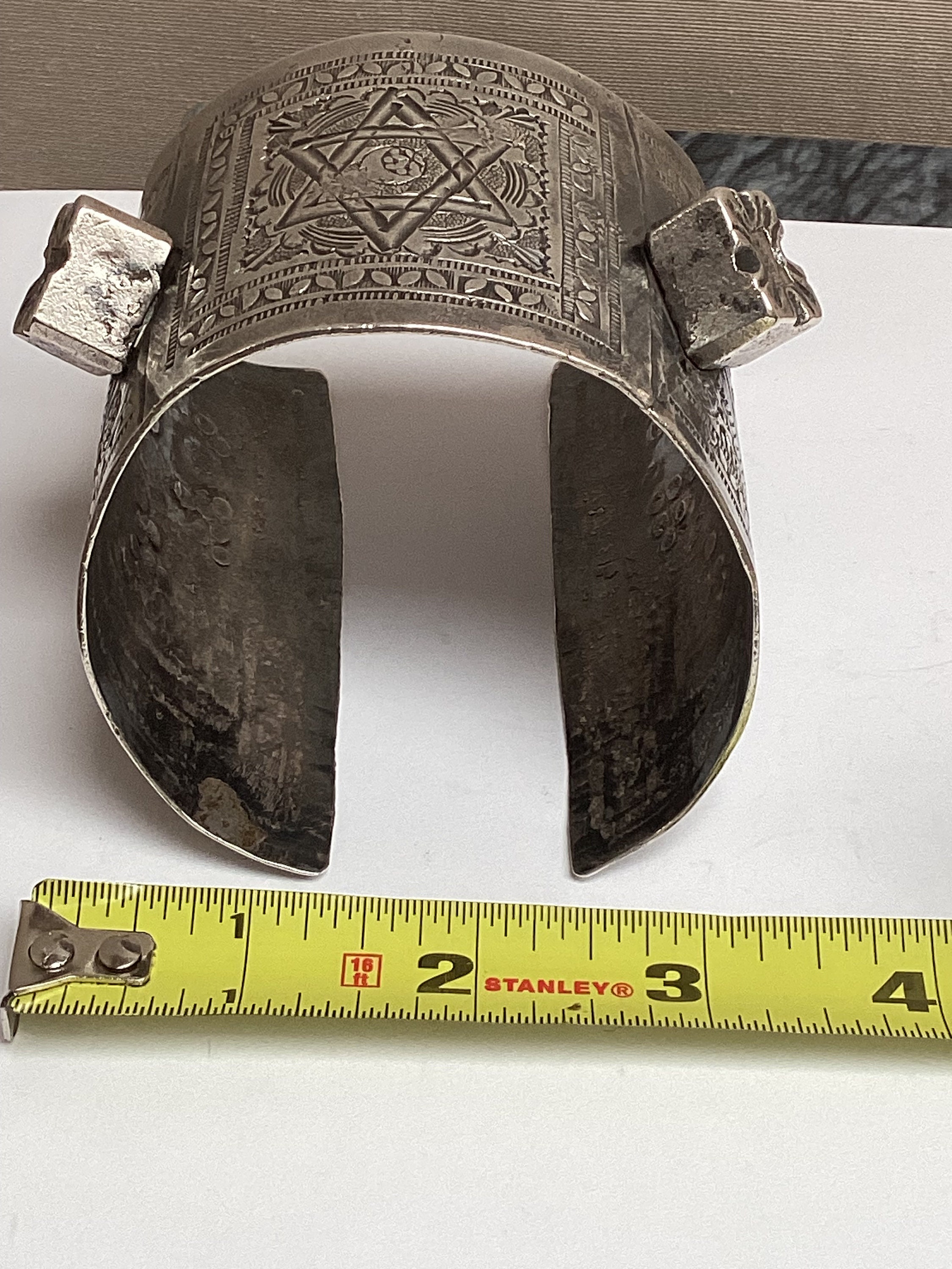 Tunisian Jewish Silver Bracelet - Etsy