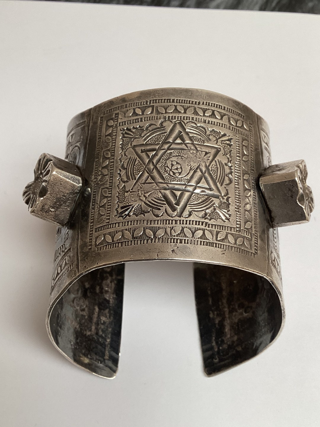 Tunisian Jewish Silver Bracelet - Etsy