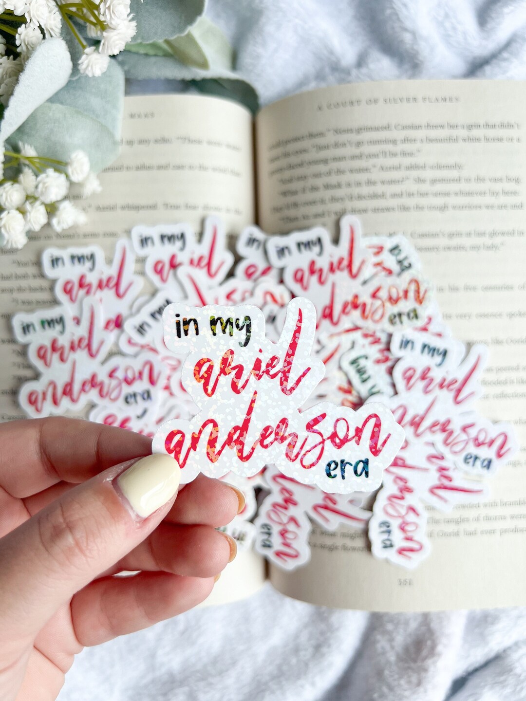 Ariel Anderson Era Holographic Sticker // Bookish Merch, Bookish ...