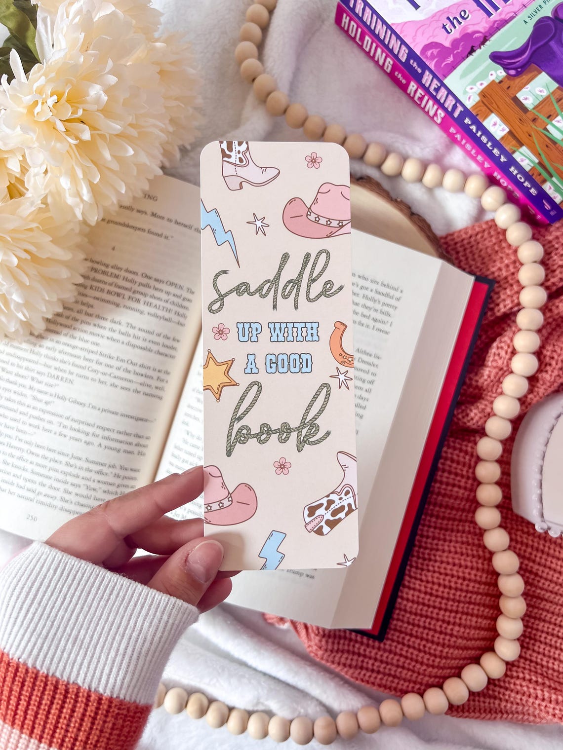 Saddle up Cowboy Bookmark | Western Reader Gift - Etsy