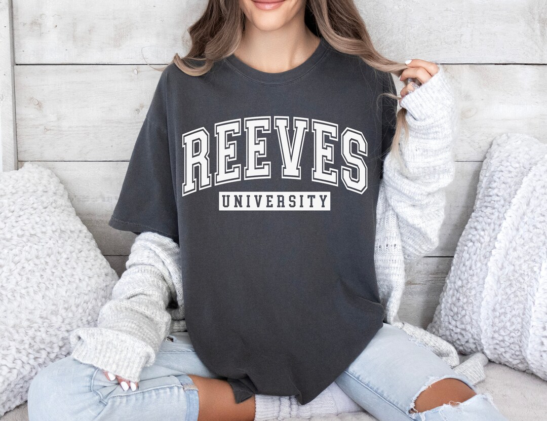 Reeves University T-shirt: Comfort Colors Bookish Apparel, Under Your ...