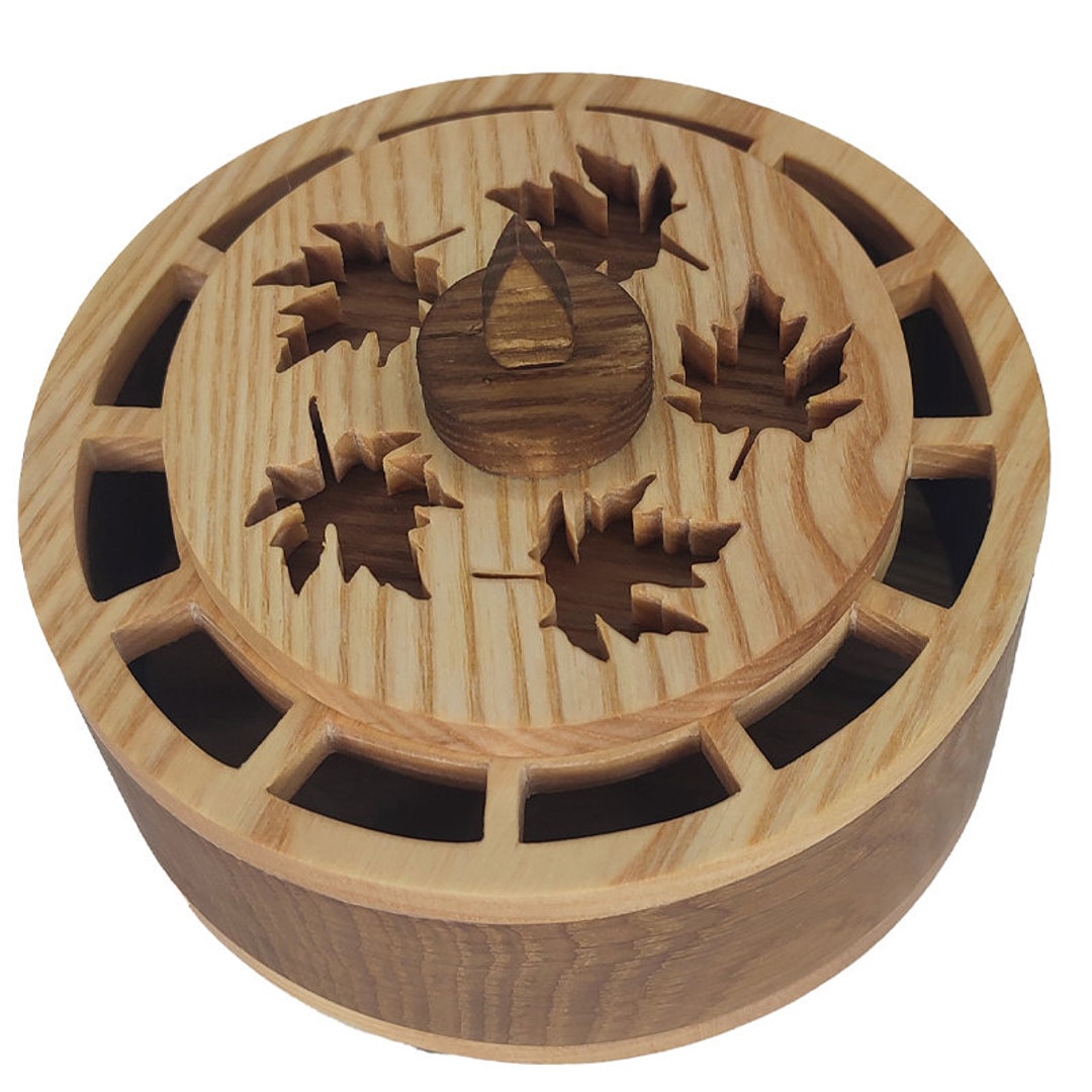 PROMOTION: Potpourri Box in Ash and Oak - Etsy