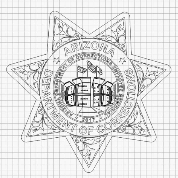 Department of Corrections Badge - Etsy