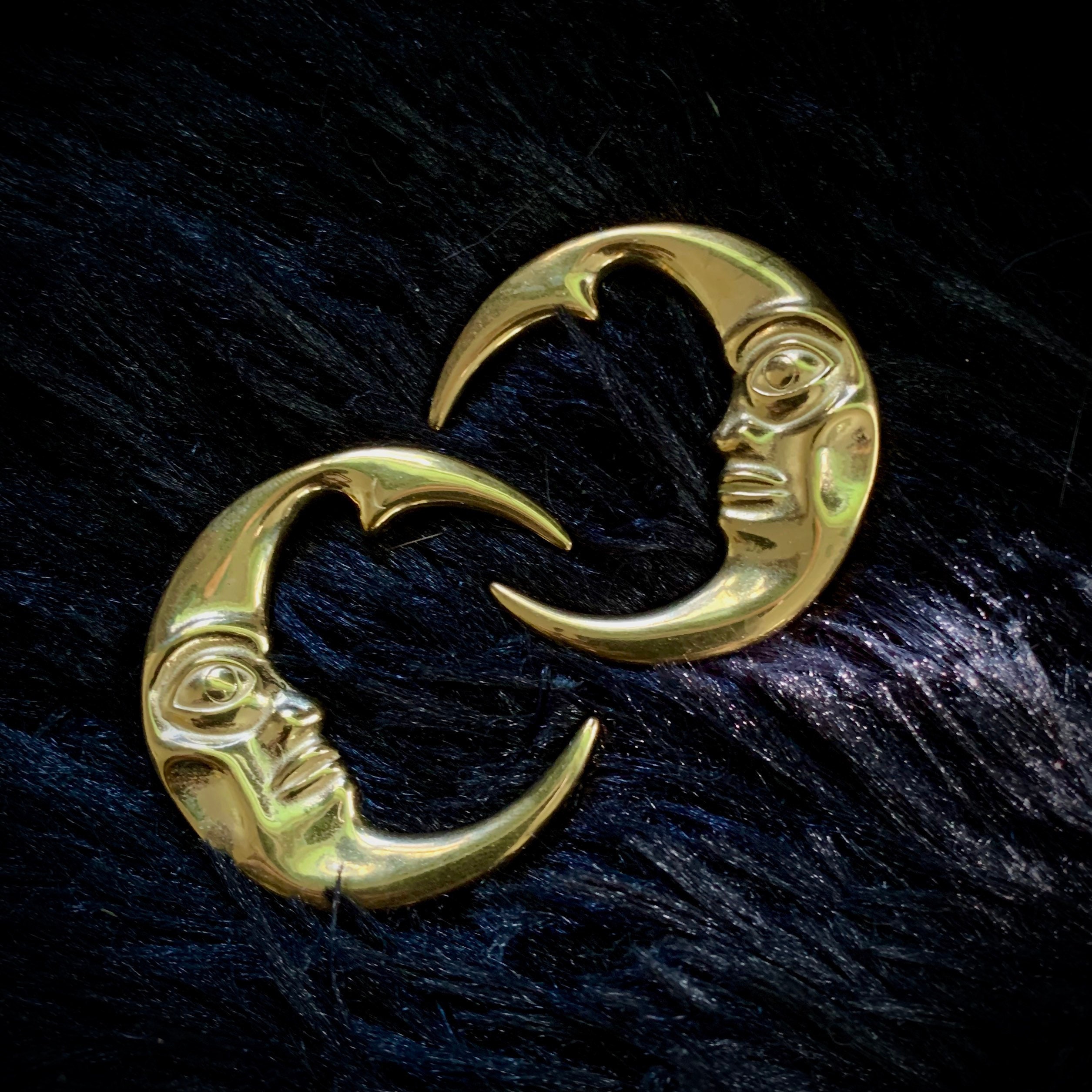 00g Moon Ear Hanger Pair Ear Weight Stainless Steel - Etsy