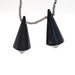 Black Spinel Drilled Matched Pair Gemstones Cone Shape- Side Drilled ...