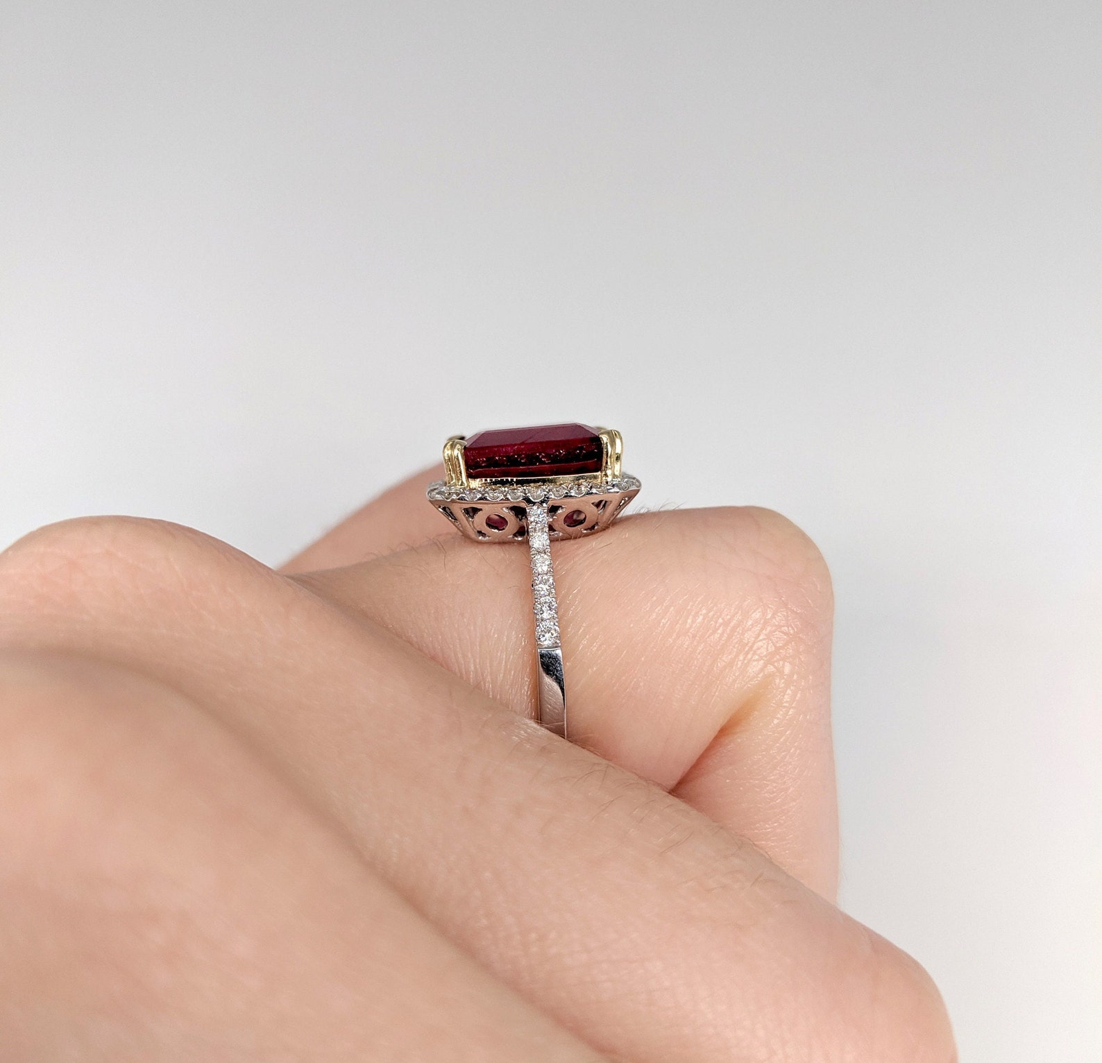 Lovely Madagascar Ruby Ring in 14k White, Yellow, Rose or Dual Tone ...