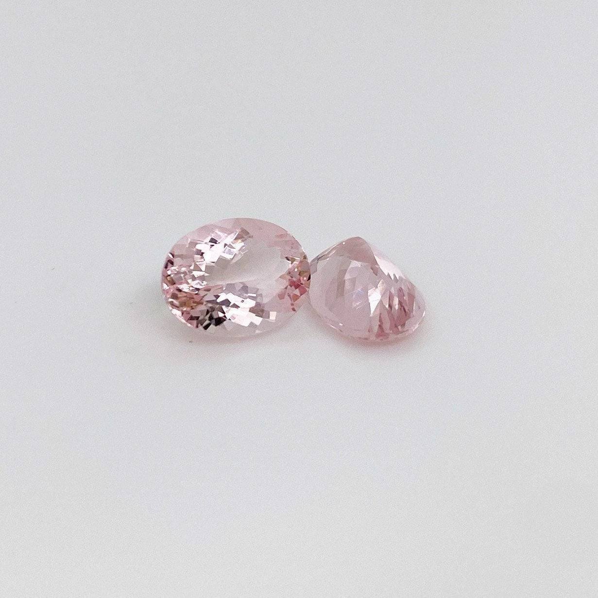 Certified Pink Morganite Loose Gemstone AAA Cor De Rosa Gem - Etsy