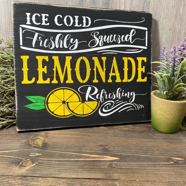 Cold Lemonade - Etsy
