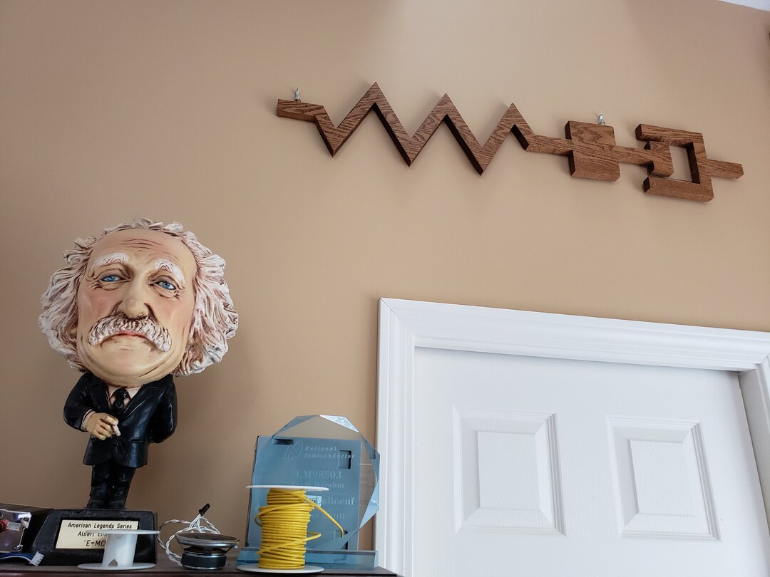 Wooden Schematic Symbol - Engineer Office Decor and Gift - Etsy